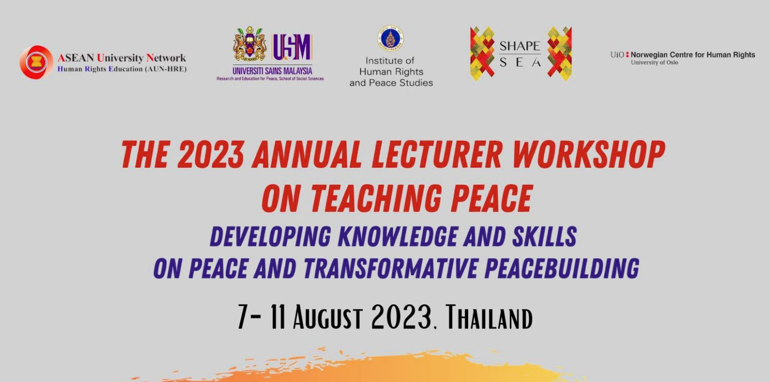 AUN-HRE and its partners are organizing the 2023 Regional Lecturer ...